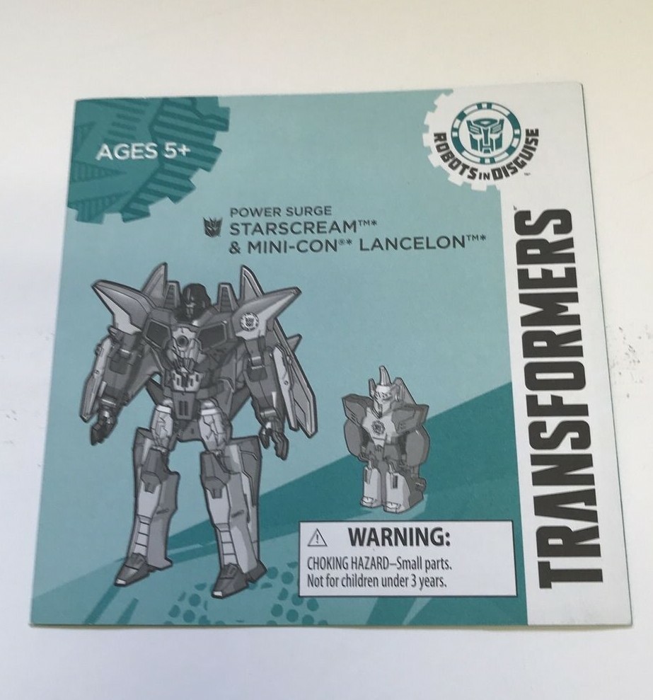 Transformers Power Surge Starscream & Mini-Con Lancelon -Instruction ...