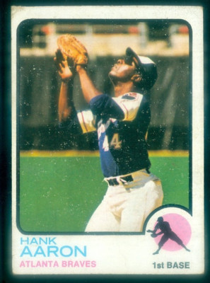 1973 TOPPS #100 HANK AARON GOOD | eBay
