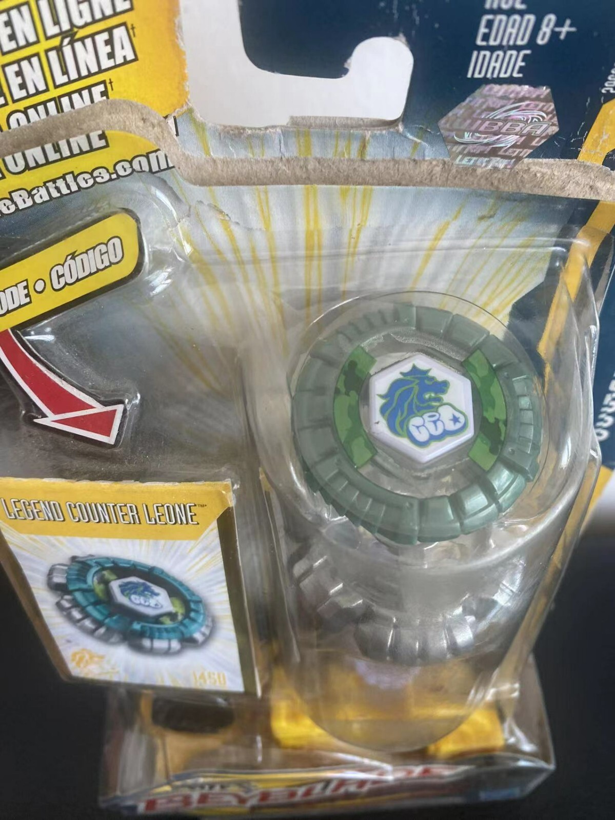 Hasbro Beyblade Metal Fusion 1450 Bb04 Legend Counter Leone. for sale ...