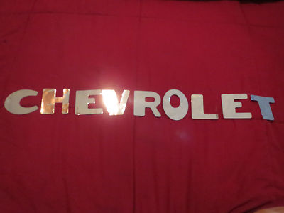 1947 – 1953 CHEVROLET PICKUP TRUCK TAILGATE LETTERS LETTERING DECALS ...
