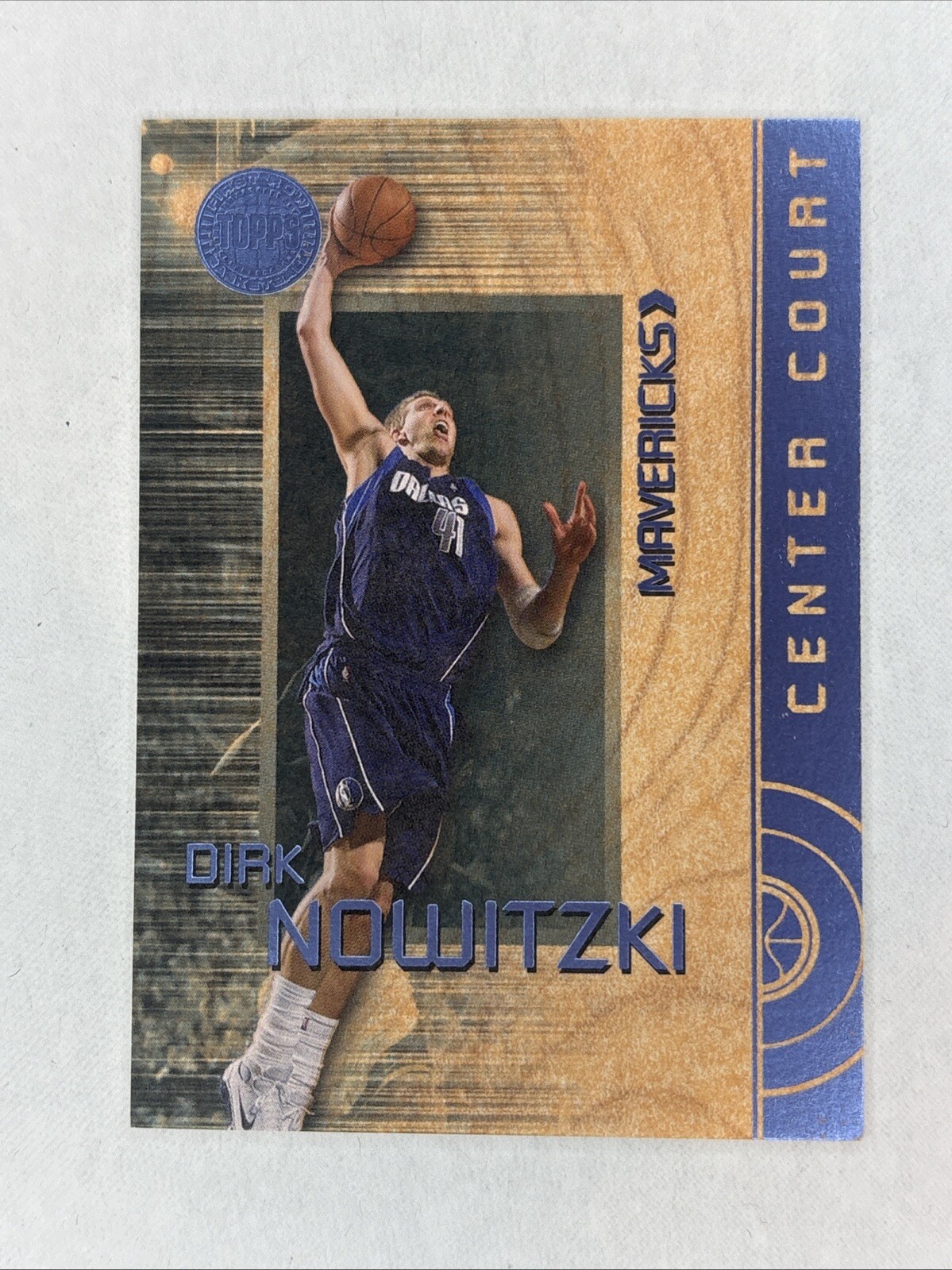 Dirk Nowitzki 2005 Topps First Row #CC14 Center Court /149 Price Guide ...
