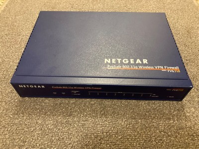 NetGear Router FVG318 ProSafe 802.11g Wireless VPN Firewall 8 Ports | eBay