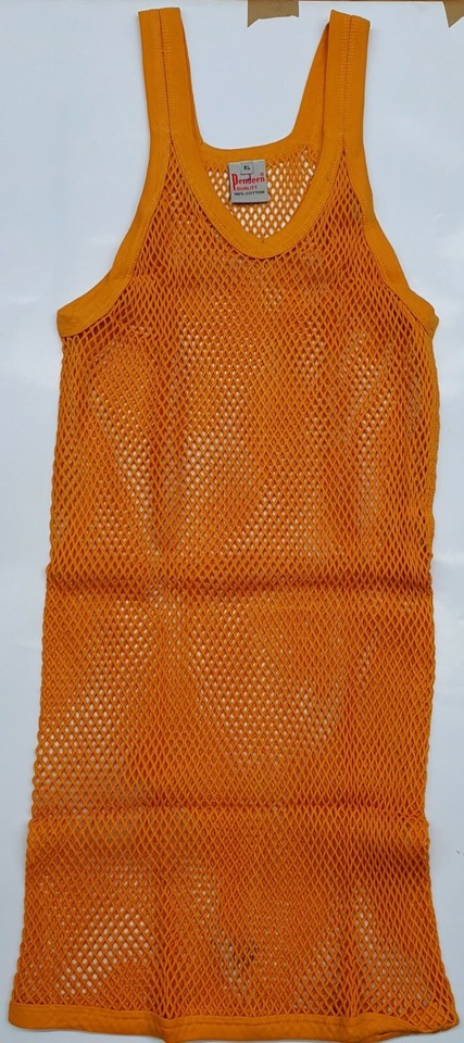 Original Pendeen Mens Premium 100% Cotton Mesh Fishnet String Vest Top ...