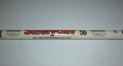 Harris Safety Silver Brazing alloy rods, 1/16", welding, 56 pieces ...