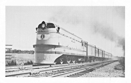 Deerfield Il ~ Milwaukee Railroad Streamliner #1-THE Chippewa Postale ...