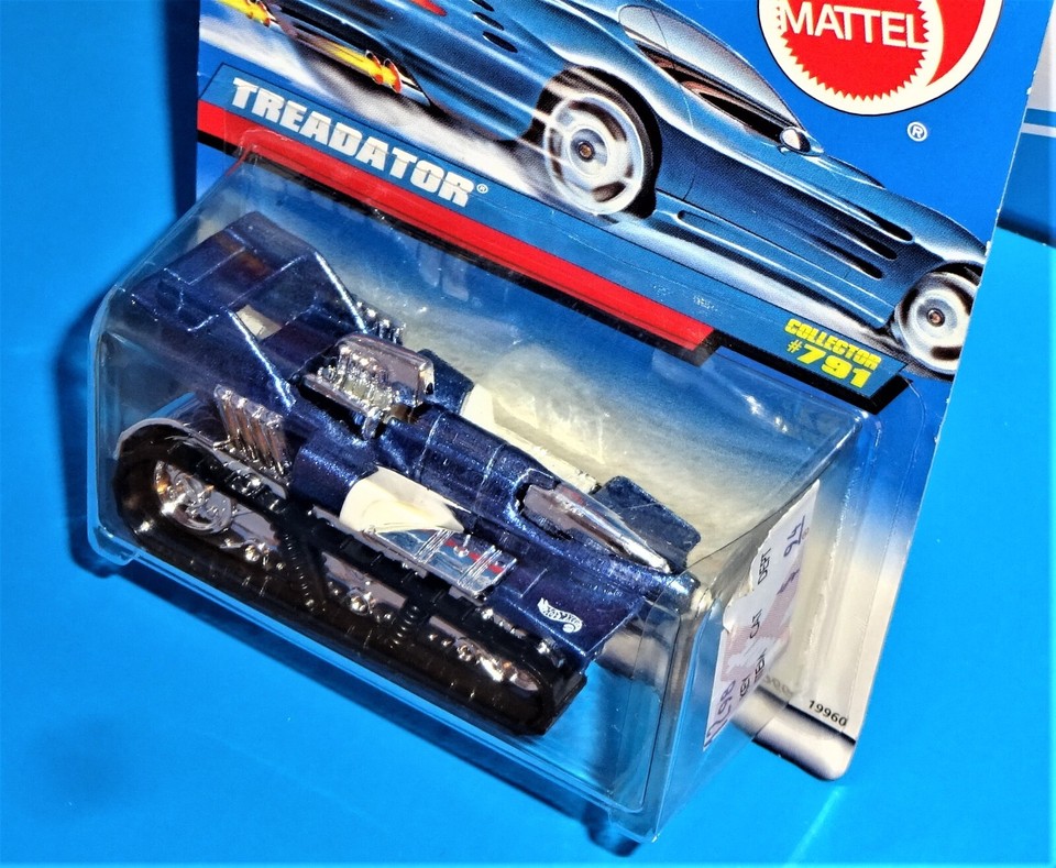 Hot Wheels 1998 Mainline Release #791 Treadator Mtflk Blue | eBay