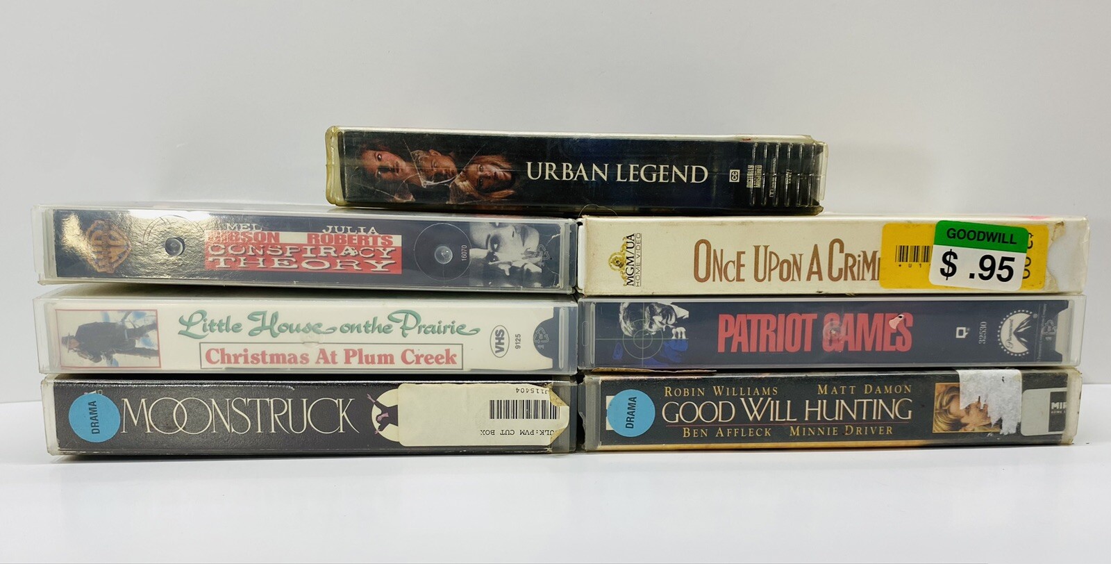 Lot of 7 VHS Tapes In Rental Clamshell Cases VHS5 | eBay