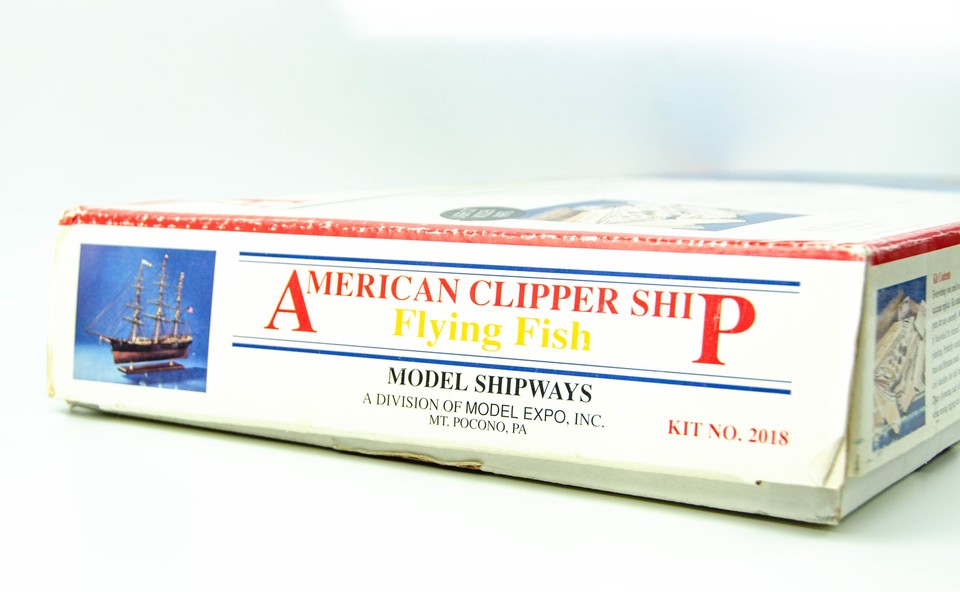 Model Shipways American Clipper Ship Flying Fish Balsa Wood Model Ship ...