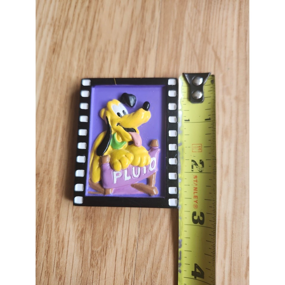 Vintage Disney Pluto Fridge Magnet 3D Film Strip Style Collectible Home ...