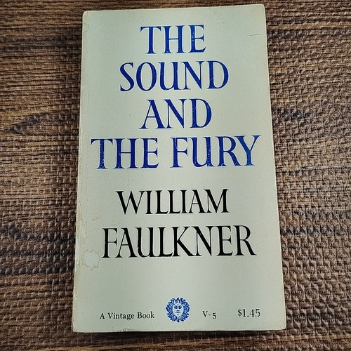 The Sound and The Fury by William Faulkner 1956 Vintage Paperback Book ...