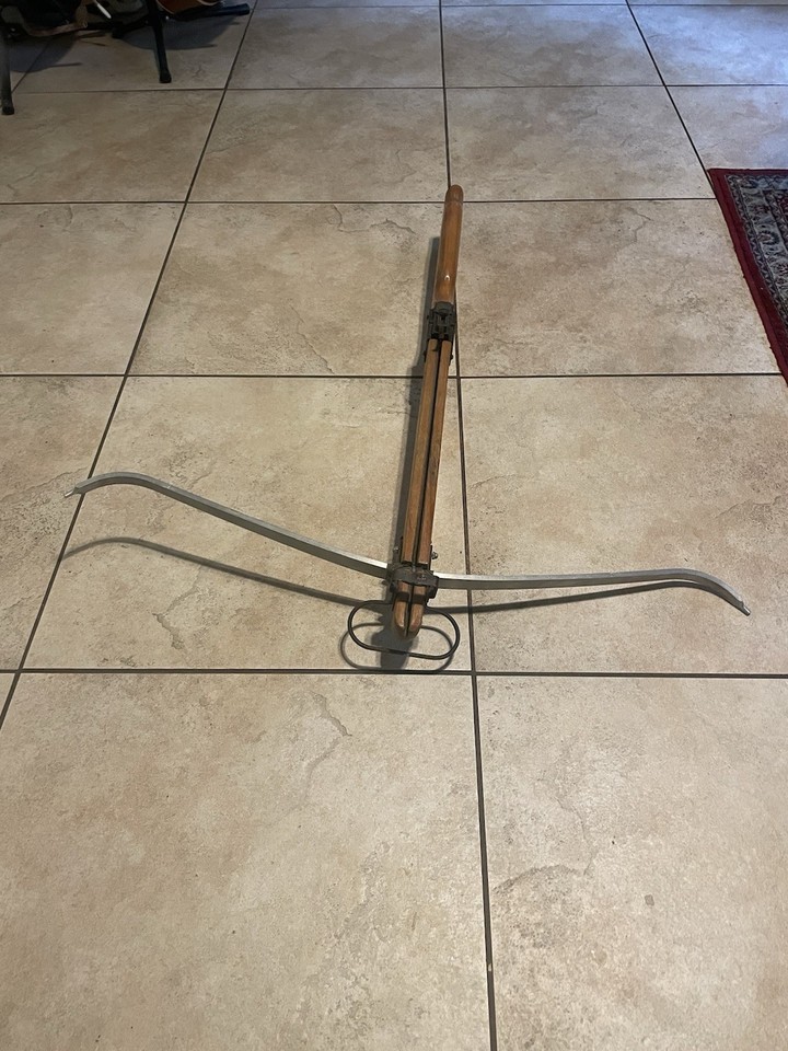 VINTAGE 1960'S OAK WOOD WHAM-O POWERMASTER CROSSBOW WITH STOCK & BOW | eBay