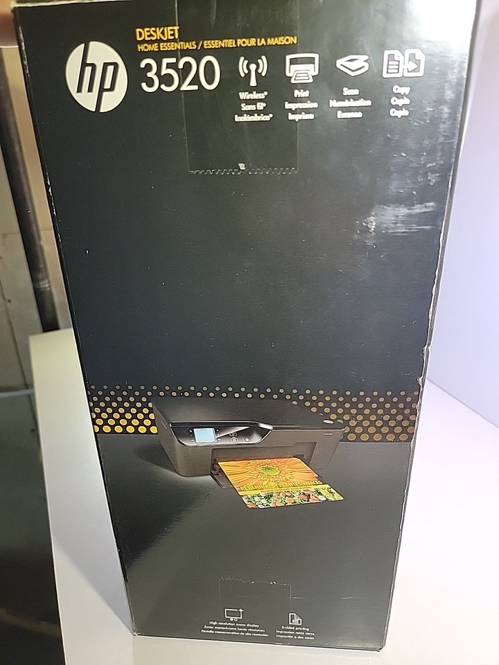 HP DeskJet 3520 All-In-One Inkjet Printer Tested and working | eBay