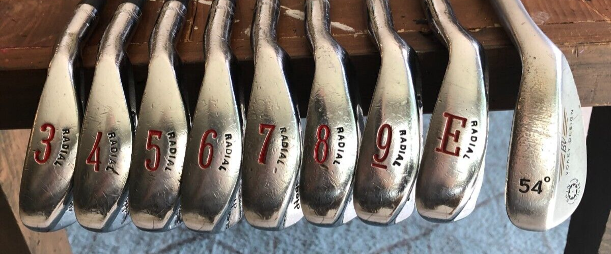 Nice Ben Hogan Radial 3-pw Iron set #3 Regular Hogan Apex Steel Bonus ...