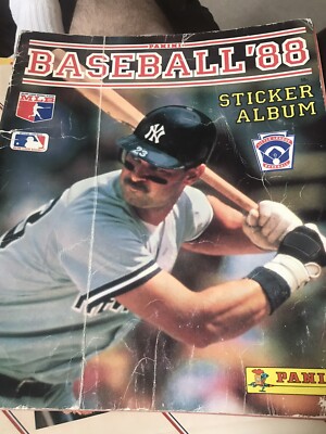 Panini MLB Baseball Sticker Album 1988 Don Mattingly Yankees 100 ...