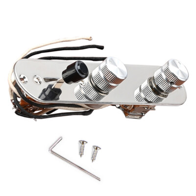Loaded Guitar Control Plate 250k 3 Way Switch Knob CTS Pot for Tele ...