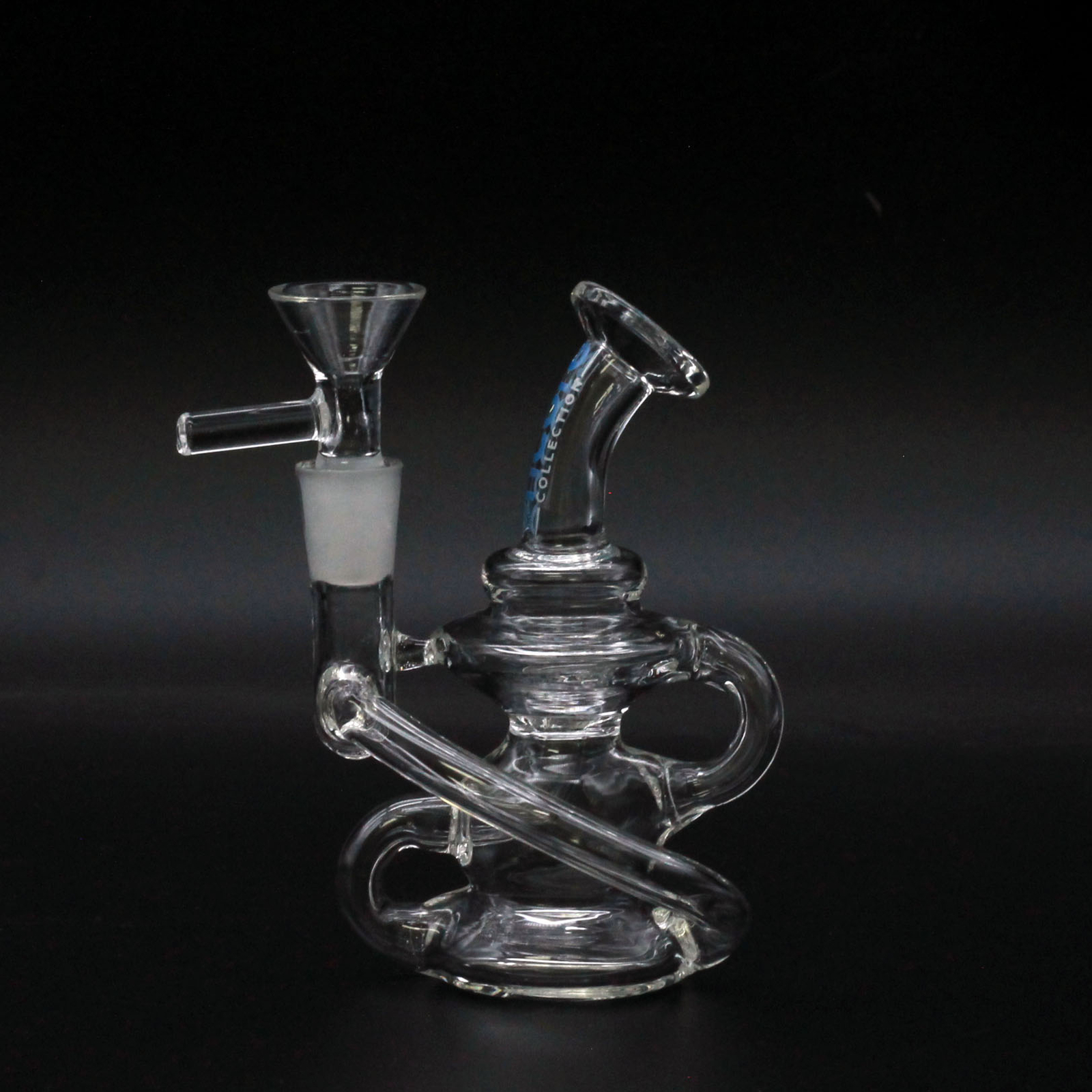5" Mini Small Fixed Stem Pyrex Clear Glass Tobacco Hookah Bong | eBay