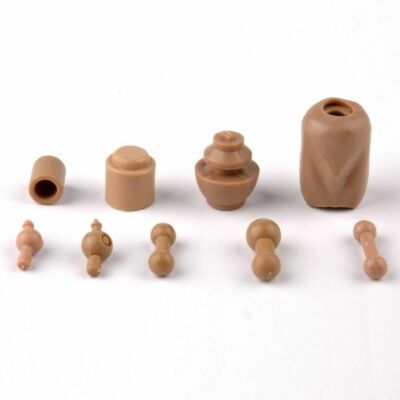 9Pcs 1/6 Neck Joint Connector Adapter Model Set Fit 12'' Female/Male ...