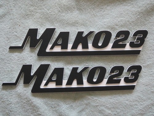 Mako Boat Emblems / Badges (Large) 3" High - SINGLE | eBay