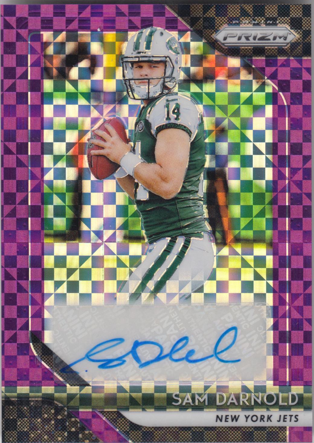 2018 Panini Prizm - Rookie Autographs Sam Darnold #RA-SD Purple Power ...