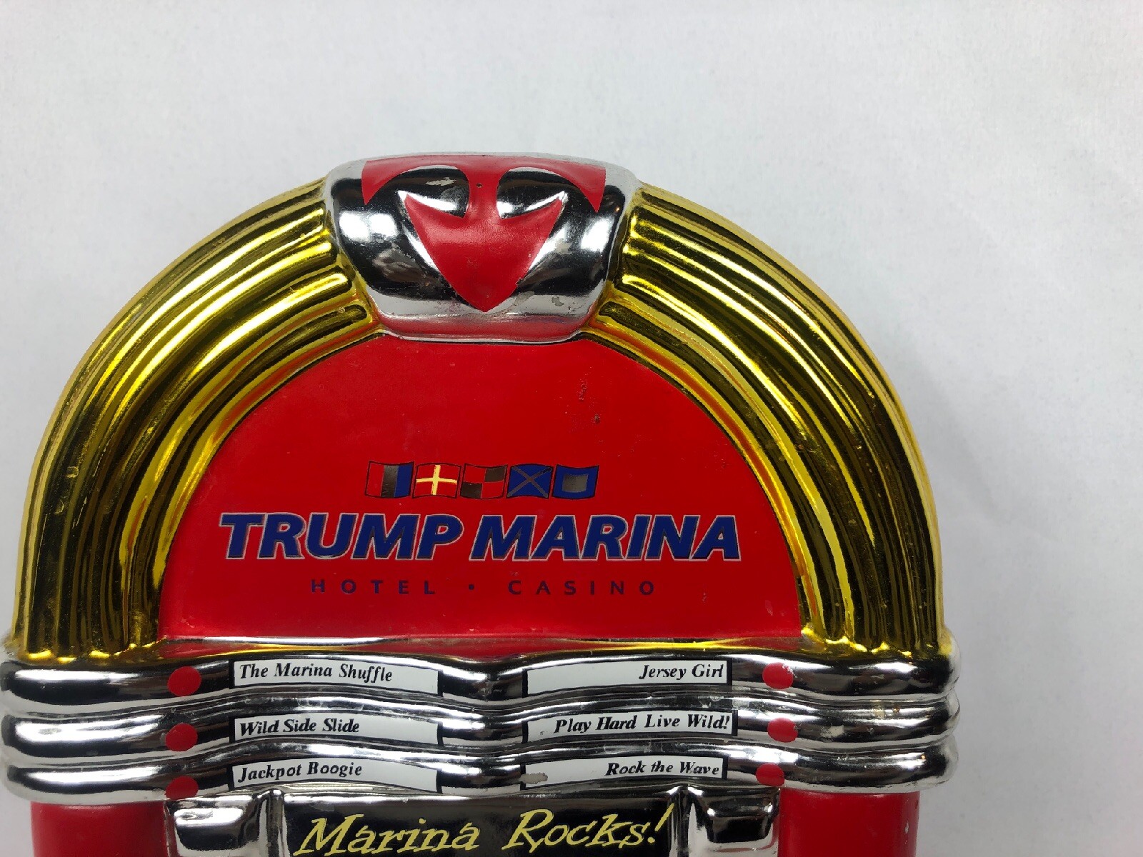 Donald Trump Marina Casino Jukebox Cookie Jar Vintage Souvenir | eBay