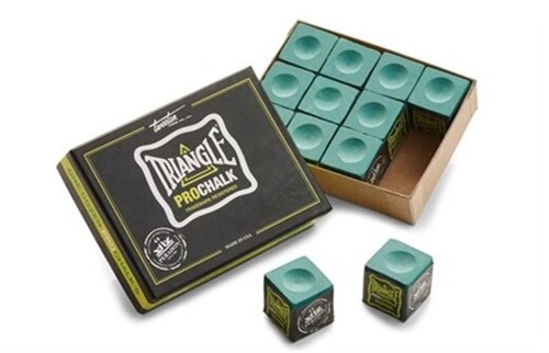 GREEN TRIANGLE PRO CHALK BOX 12 PIECES ORIGINAL DARKER COLOUR FOR ...