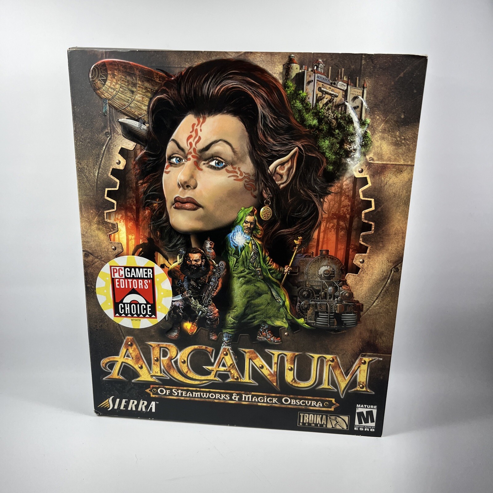 Arcanum: Of Steamworks & Magick Obscura (PC, 2001) Big Box Complete Set ...