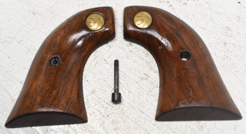 HIGH-STANDARD DOUBLE NINE Wood GRIPS with Screw | eBay