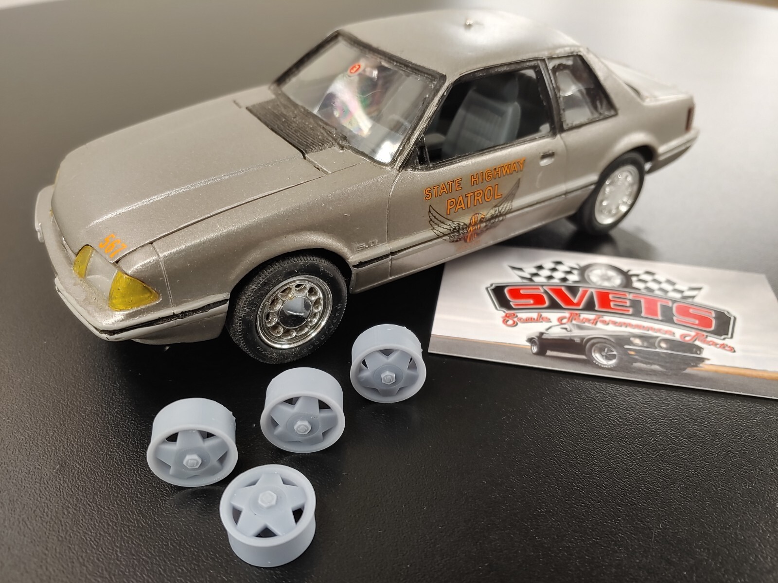 DECH Mustang Wheels Set - Custom Model - 1/24 , 1/25 | eBay