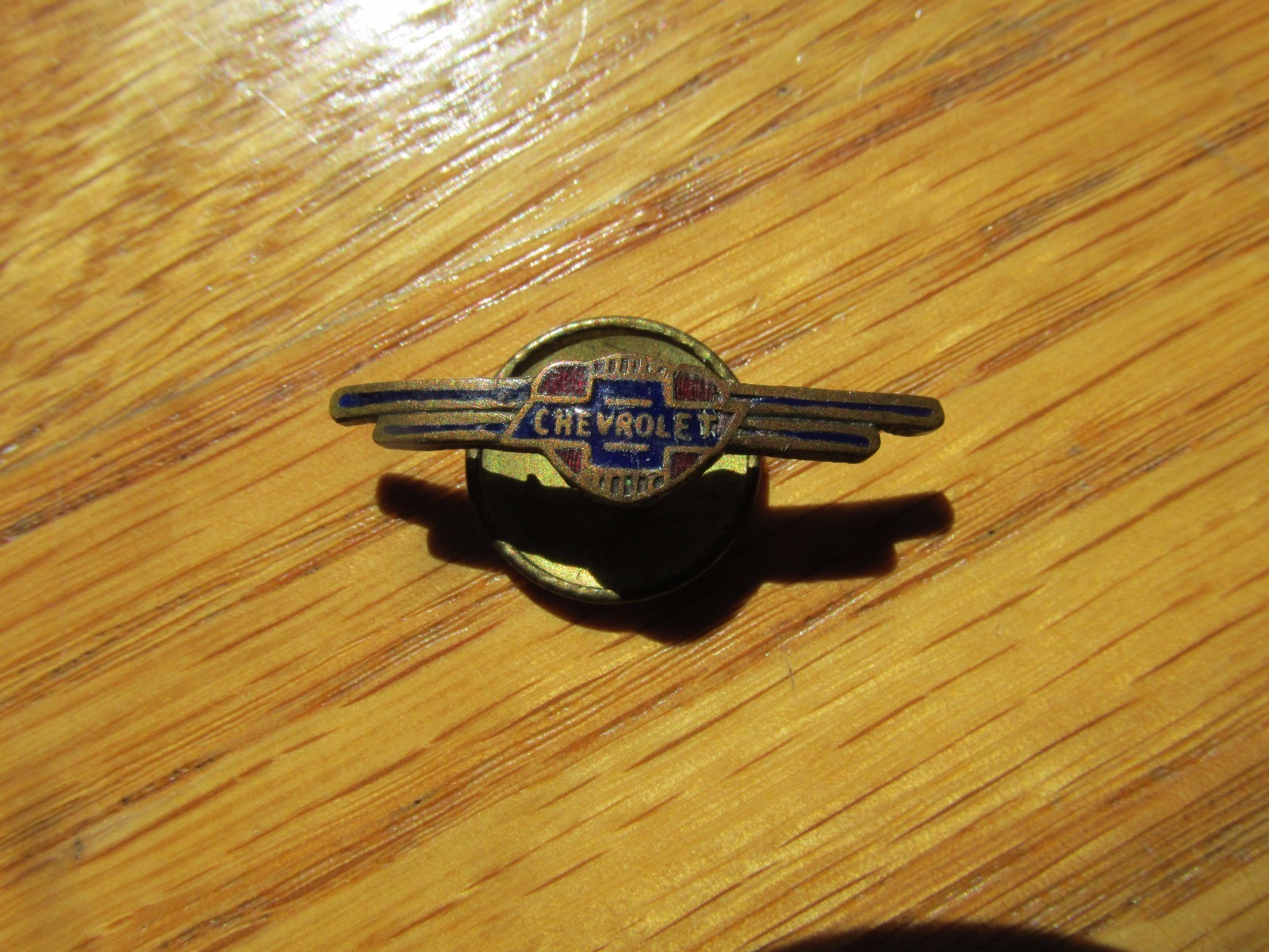Vintage 1930's Chevrolet Service pin lapel pin screw back Brass ...