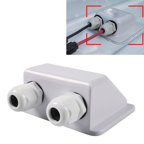 Double Wire Cable Entry Gland Box Roof Solar Panel Junction Box RV ...