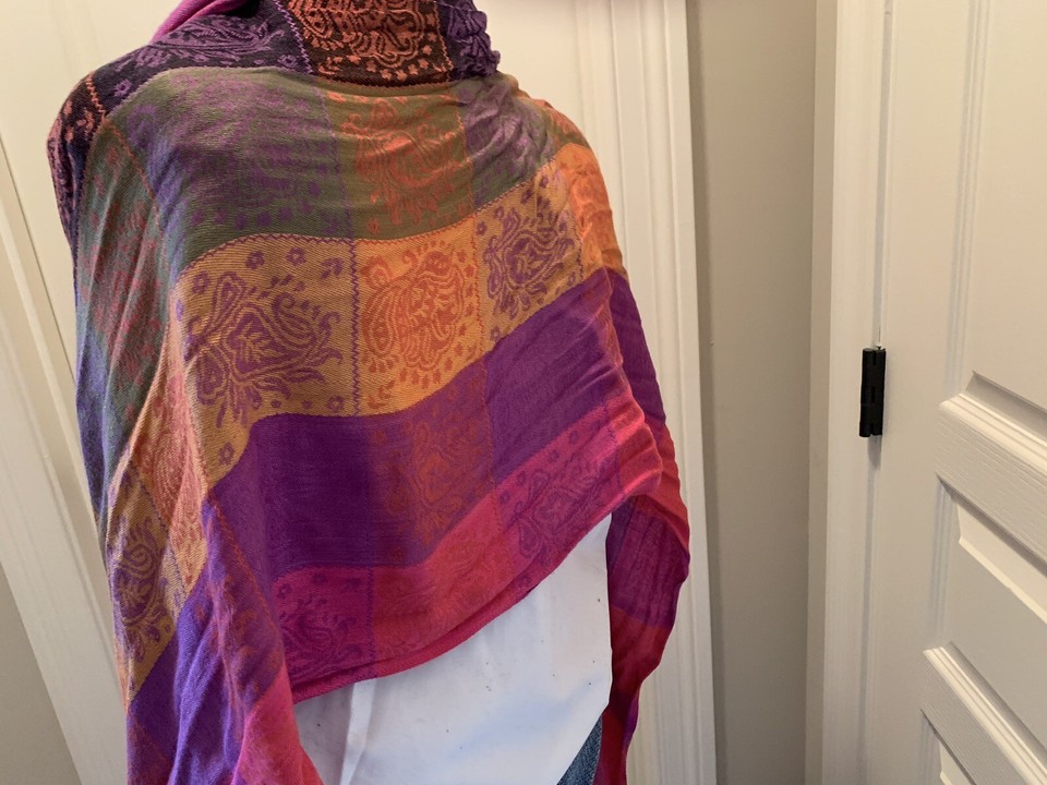 Women's shaw or scarf, 72" x 28" | eBay
