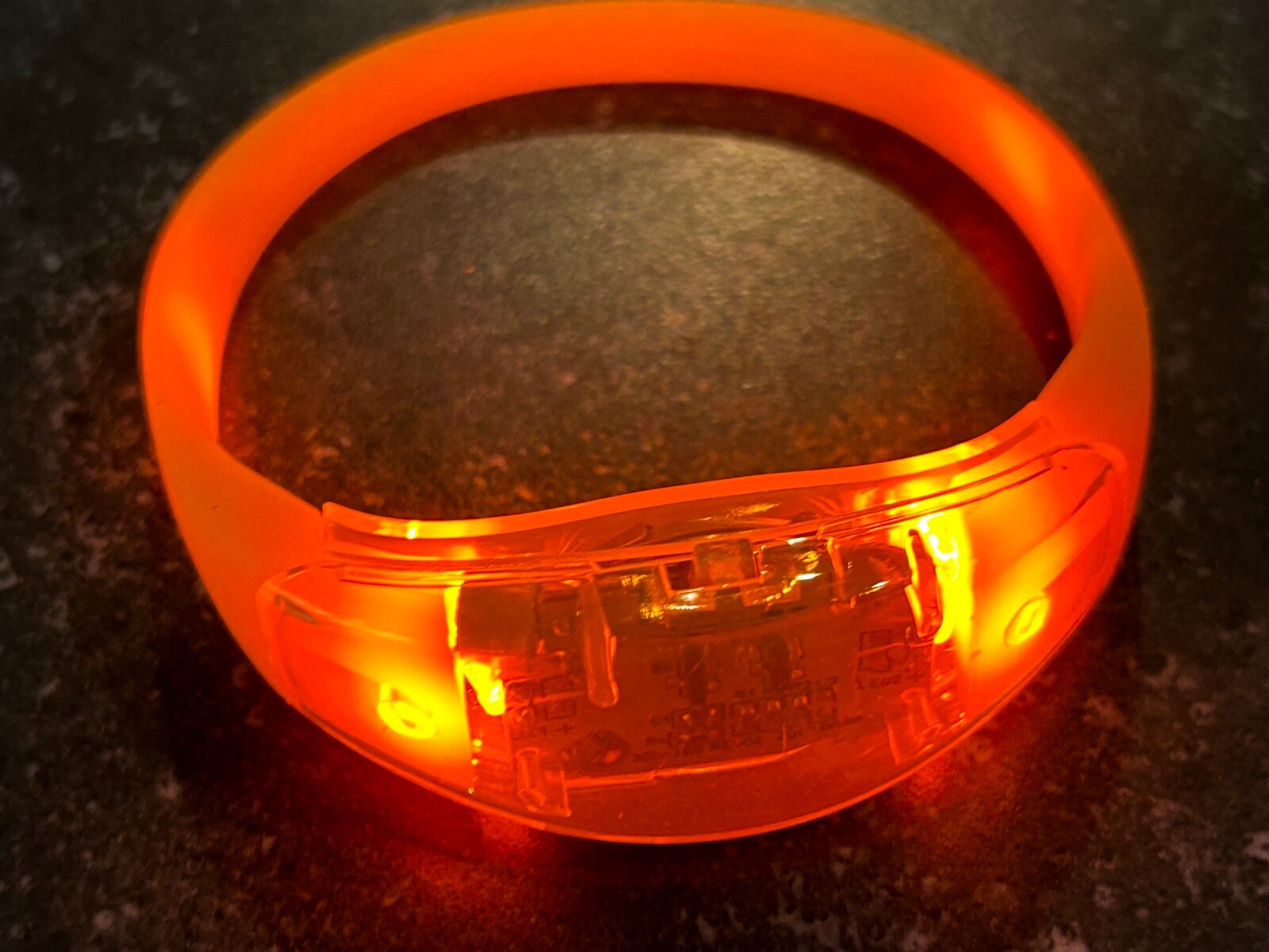 BANGLE BRACELET FLASH GLOW BAND LIGHT-UP EL LED MOTION SOUND ACTIVATED ...