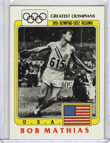 1983 Topps History's Greatest Olympians #59 Bob Mathias | eBay