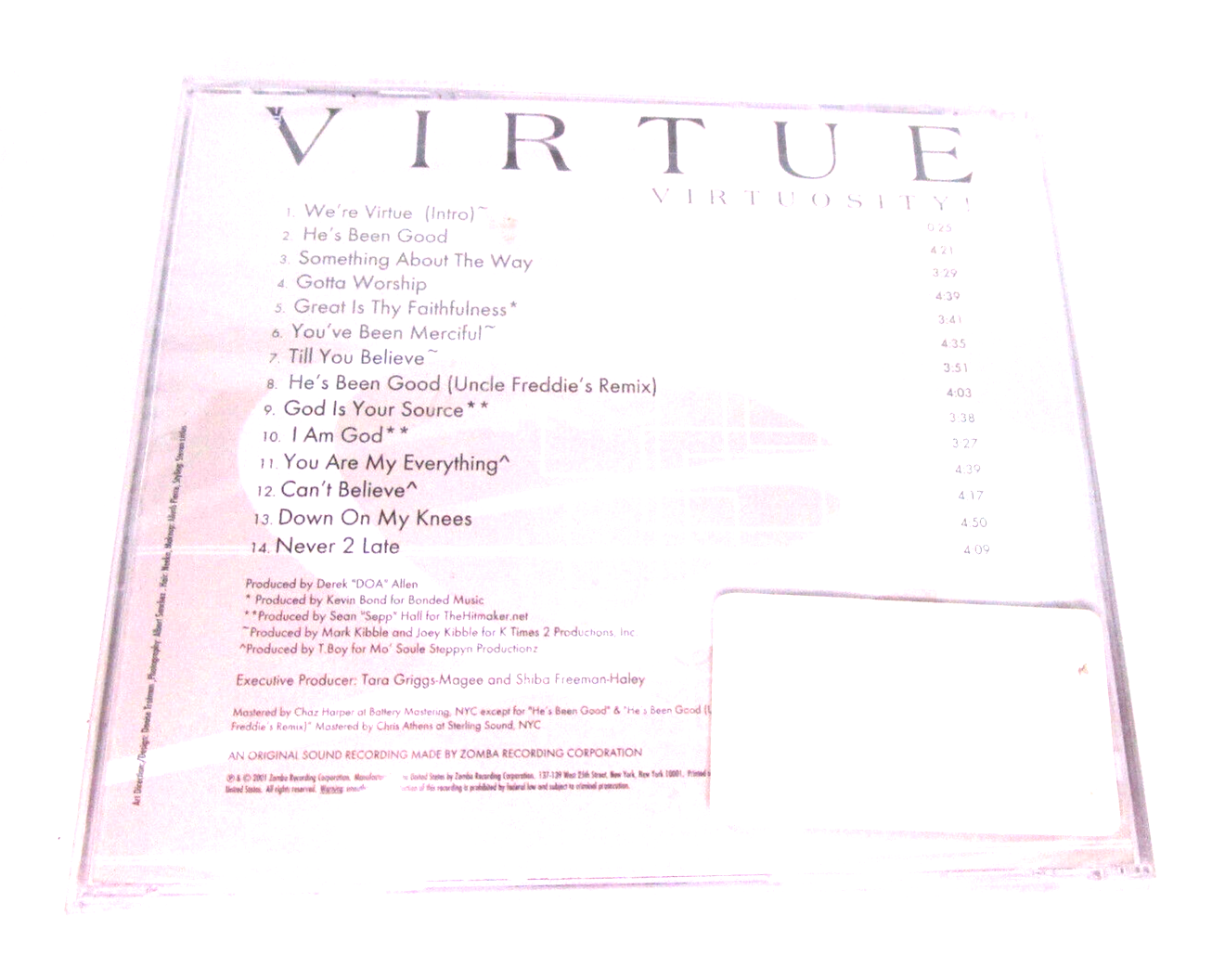 Virtuosity by Virtue (CD, 2001) for sale online | eBay