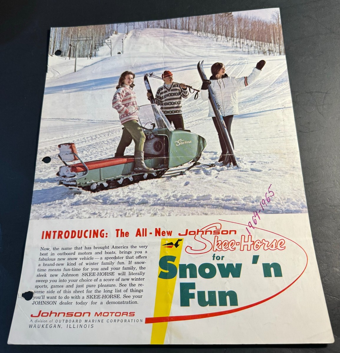 Old Johnson Snowmobiles