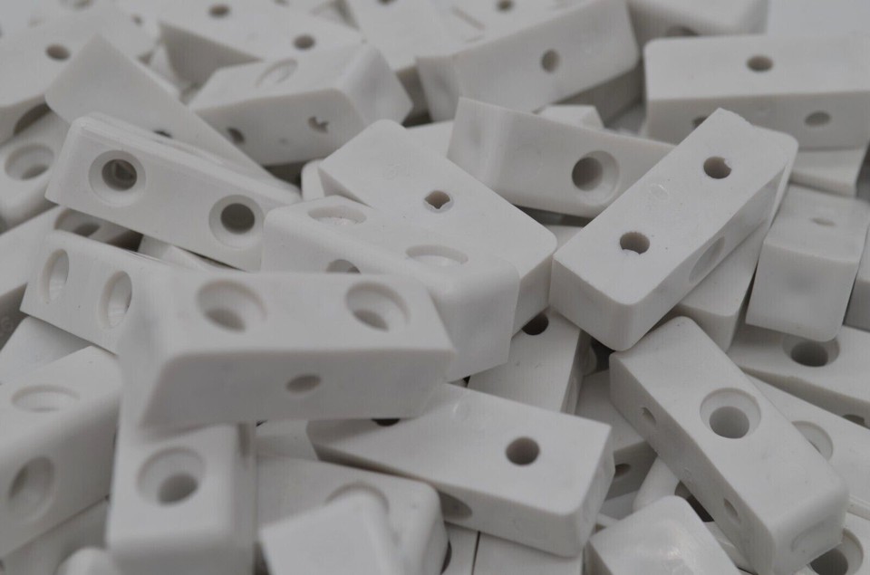 WHITE MODESTY MOD BLOCK KITCHEN CABINET CUPBOARD FIXING JOINT CONNECTOR ...