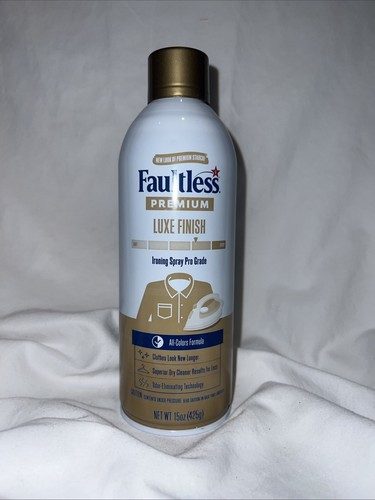 Faultless Premium Starch Luxe Finish Ironing Spray Pro Grade All Colors ...