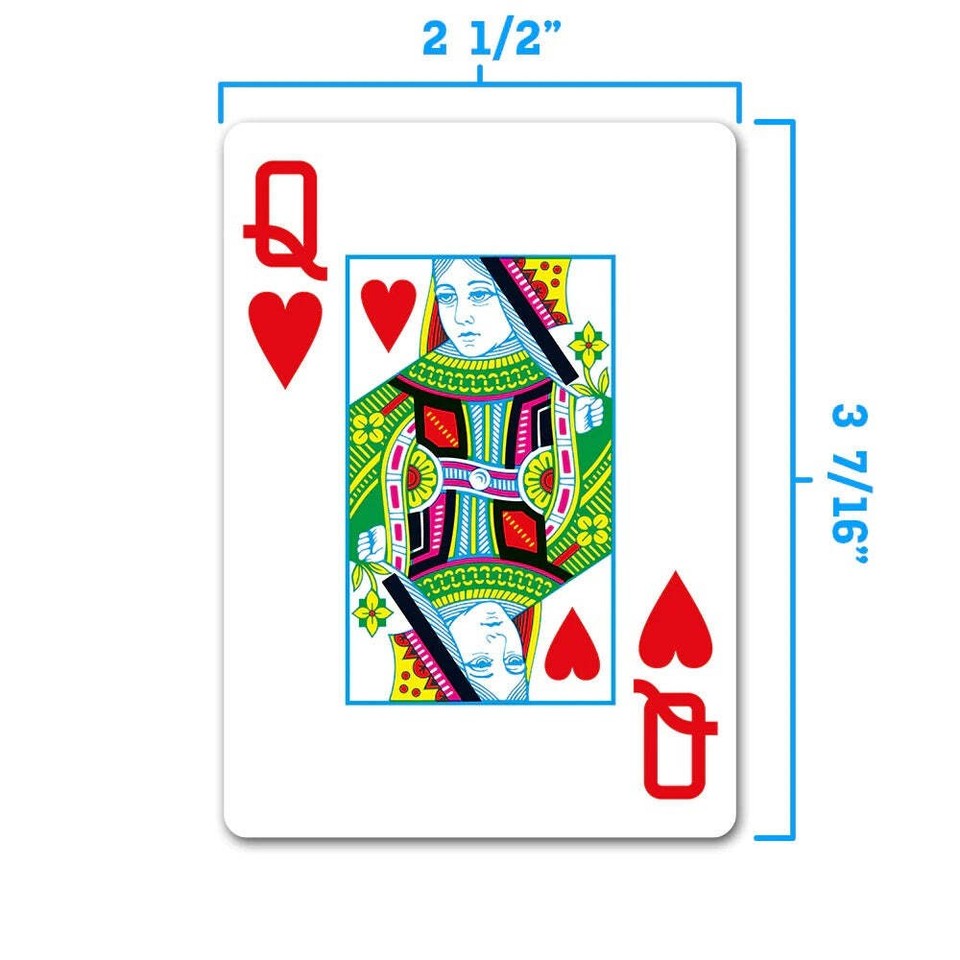Copag 1546 Elite 100% Plastic Playing Cards Jumbo Index Poker Size Red ...