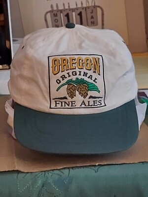 Oregon Original Fine Ales Beer Adjust. Baseball Cap Embroider New ...