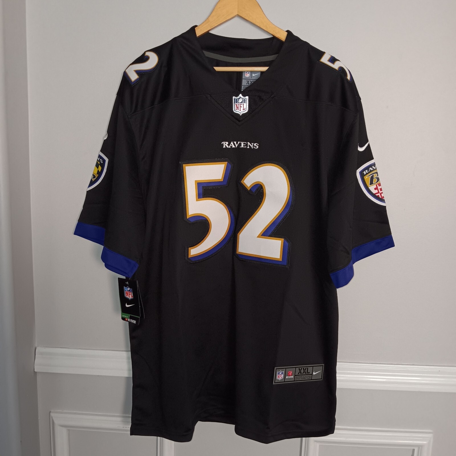 Ray Lewis #52 Baltimore Ravens Stitched Jersey LARGE, XLARGE , 2X | eBay