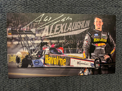 Alex Laughlin Signed Promo Card Nhra Drag Racing Autographed 2022 | eBay