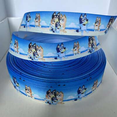 YARD BLUEY BINGO DOG CARTOON CHILDREN RIBBON CHARACTER | eBay