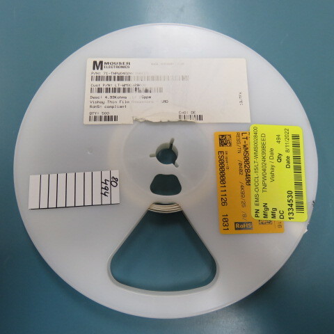 Vishay / Dale TNPW04024K99BEED Qty of 200 per Lot R 4K99 0 1% 0402 TK25 ...