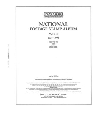 Scott Stamp Pages United States National Postage Album Part 3 1977 ...