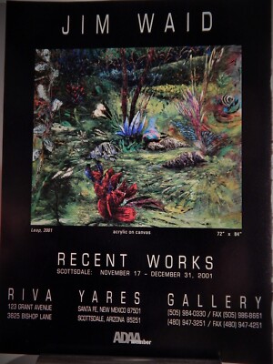JIM WAID ART PIECE VTG ORIG 2001 ADVERTISEMENT | eBay