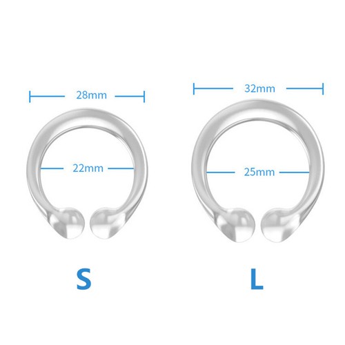 2PCS Penis Glans Foreskin Phimosis Curing Correction Ring For Man ...