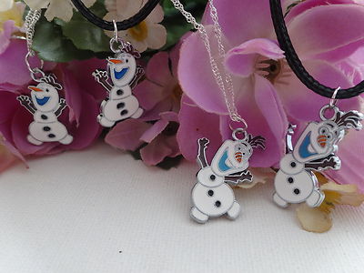 Disney Frozen Olaf Pendant Necklace On Chain Or Cord - Gift All Ages ...