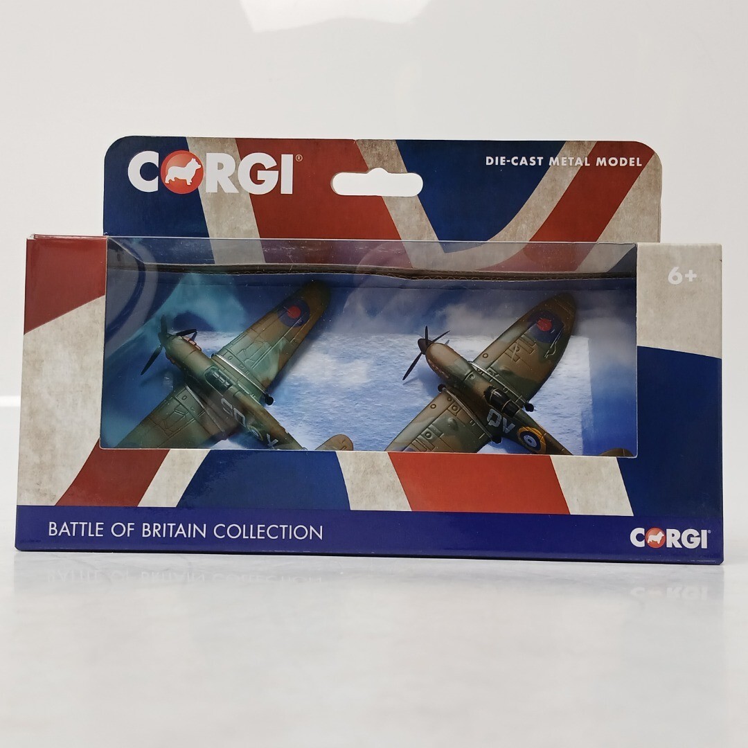 Corgi Battle Of Britain Hurricane & Spitfire Set Diecast Model Boxed ...
