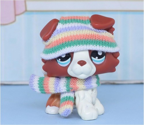 Littlest Pet Shop lps Collie #1542 Red Dog Rare LPS Figure with LPS ...