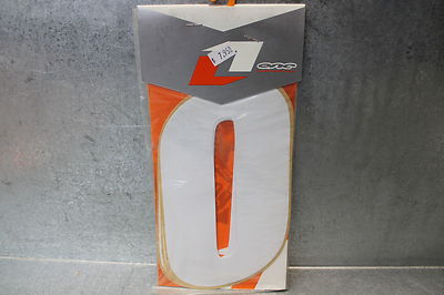 New One Industries Pre Cut #0 Slant Number Decal Sticker 7" WHT White ...